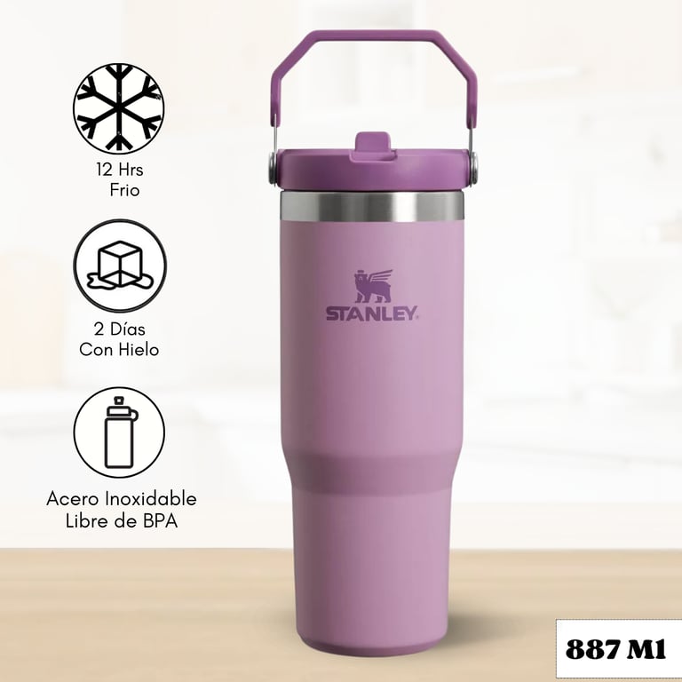 Flip Straw Tumbler Lilac Stanley 887 Ml STANLEY | falabella.com