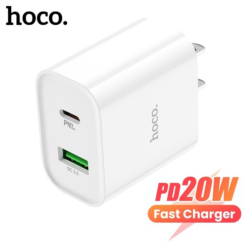 Cargador Carga Rapida 20w PD QC3 - Tipo C Con Cable - Hoco HOCO | falabella.com