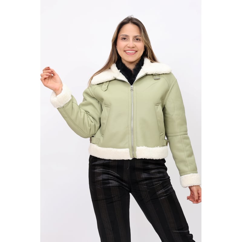 Casaca Casual Cazadora Mujer - Verde GENERICO | falabella.com