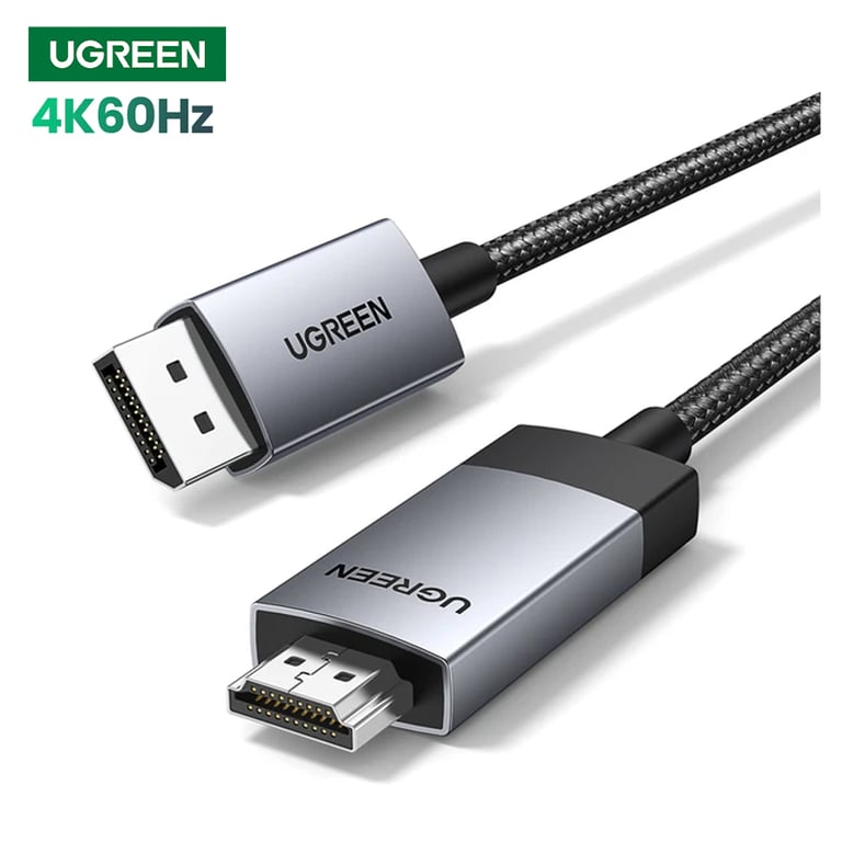 Cable Ugreen DisplayPort a Hdmi 4K 18Gbps HDR 3metros UGREEN ...