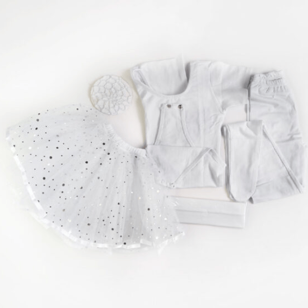 CONJUNTOS TRAJE DE BALLET CON TUTU DE DOS CAPAS - BLANCO GENERICO ...