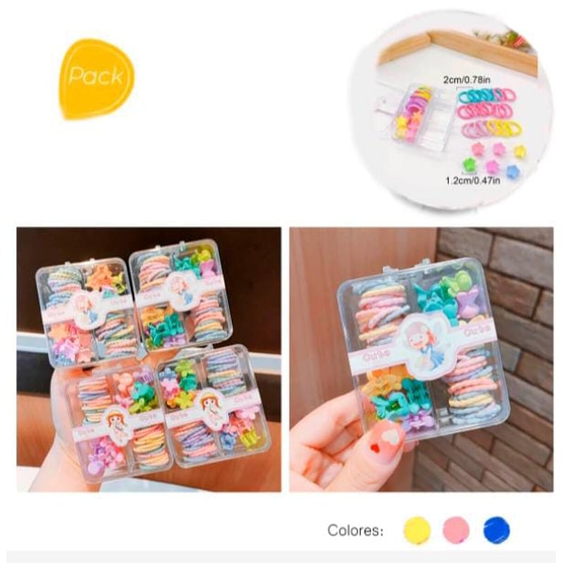 Pack de 2 cajas Caja de Mini Lazos para el Cabello GENERICO | falabella.com