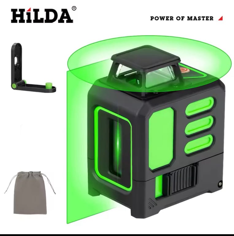HILDA NIVEL LASER 5 LINEAS LASER VERDE HILDA | falabella.com