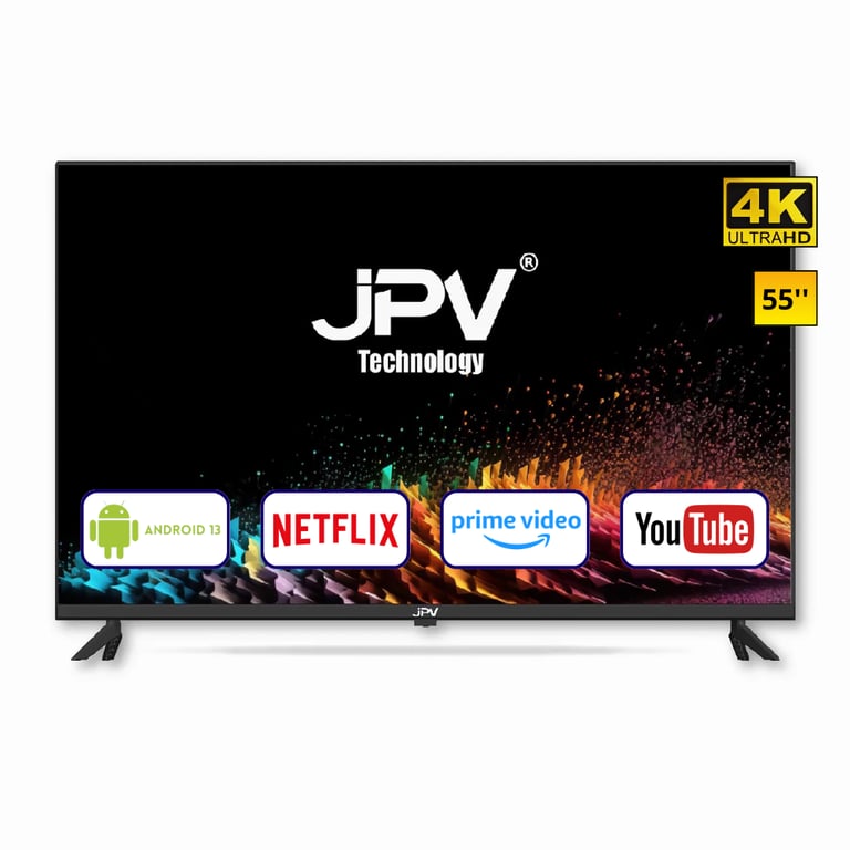 SMART TV 55 UHD 4K SISTEMA ANDROID MARCA JPV - ME55U24ASPE JPV ...