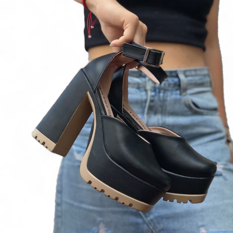 Taco Mujer Boca Ancha 2086L-65 Color Negro GENERICO | falabella.com