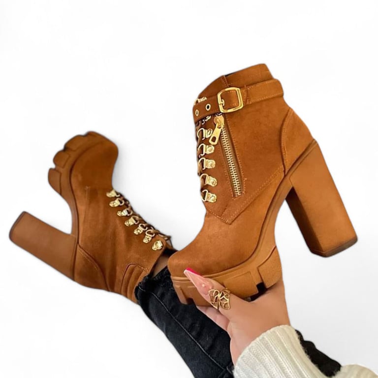 Taco Mujer Elevate Chic 2086L-70 Color Camel GENERICO | falabella.com