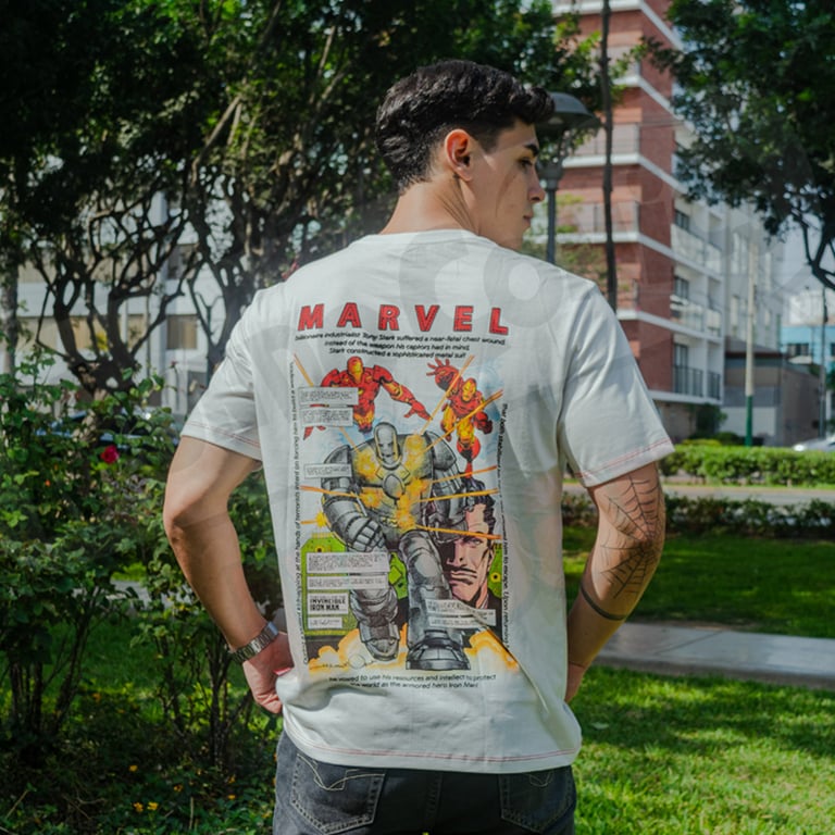 POLO MANGA CORTA HOMBRE MARVEL MARVEL | falabella.com