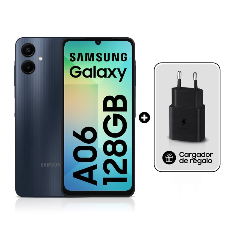 Celular 4G Samsung A06 67 4GB 128GB 50MP Negro SAMSUNG | falabella.com