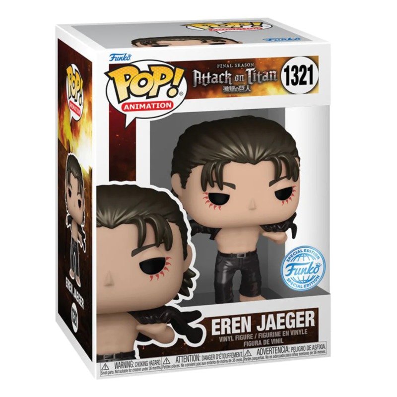 Funko Pop Eren Jaeger Metallic SE- Attack on Titan FUNKO | falabella.com