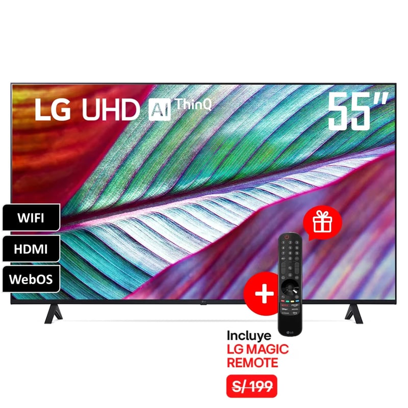 TV LG 55 LED 4K UHD ThinQ AI WebOS 55UR8750PSA LG | falabella.com