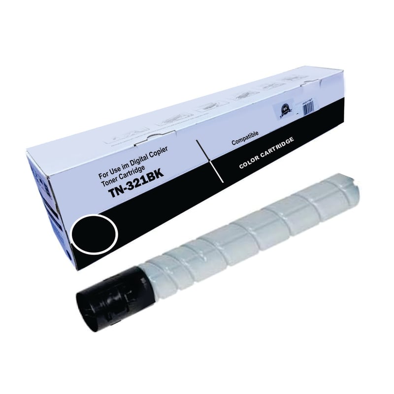 Toner Compatible Tn-321BK para Bizhub C224 C284 C364 Negro 27,000 Pag ...