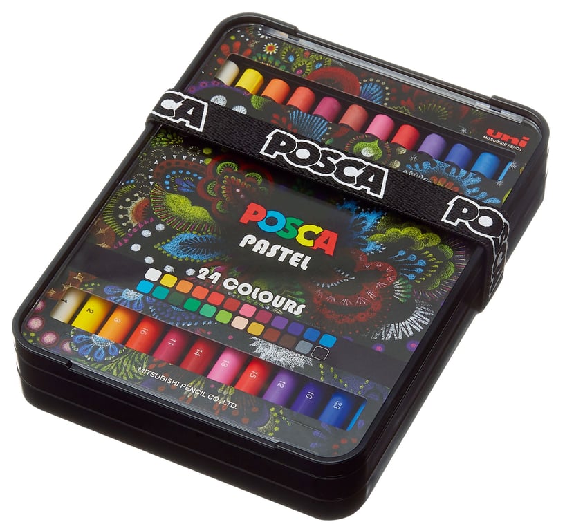 POSCA Pack KPA-100 Oleo Pastel SET X 24 Crayones POSCA | falabella.com