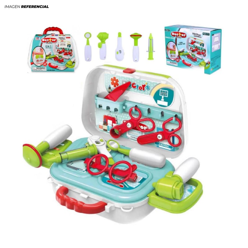 Juguete Set de Doctor para Niños 2 en 1 Tipo Maleta GENERICO ...