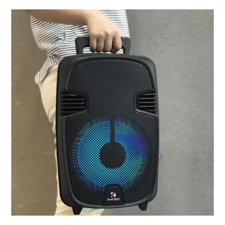 Parlante con Microfono 8 GTS-1248 de Color Negro RYBIU IMPORT | falabella.com