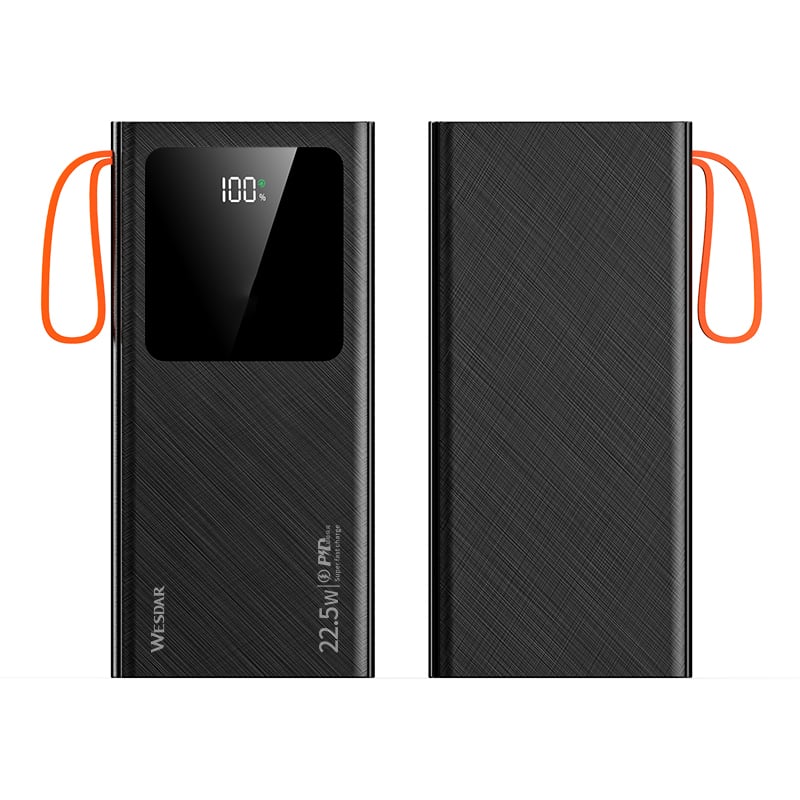 Wesdar - Power Bank 22 5W Fast Charge 20000mAh - Negro WESDAR | falabella.com