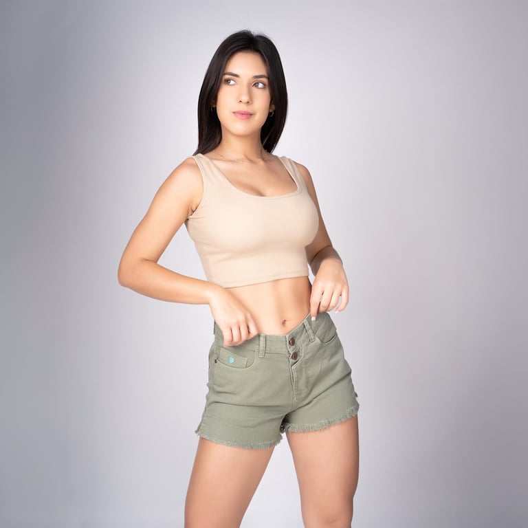 SHORT ZARA CON FLECOS BASICO OVERSIZE LIBAAX | falabella.com