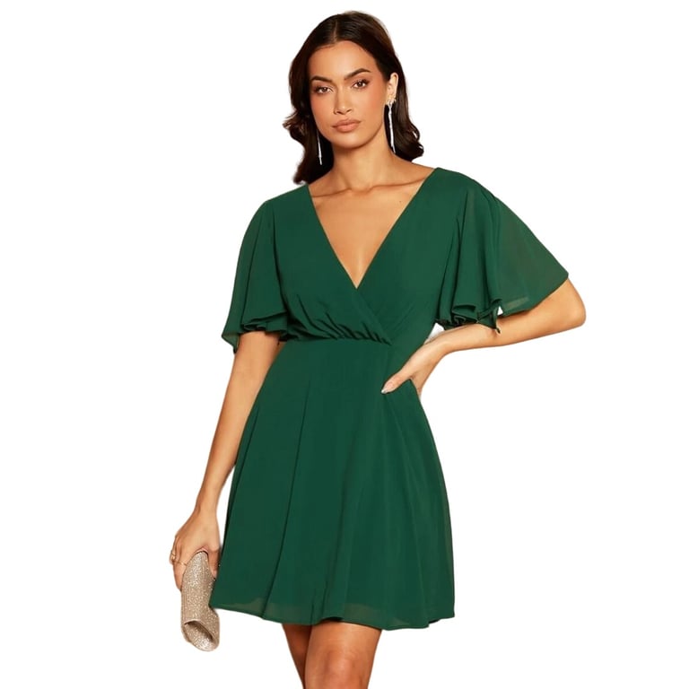 Vestido verde botella GENERICO | falabella.com