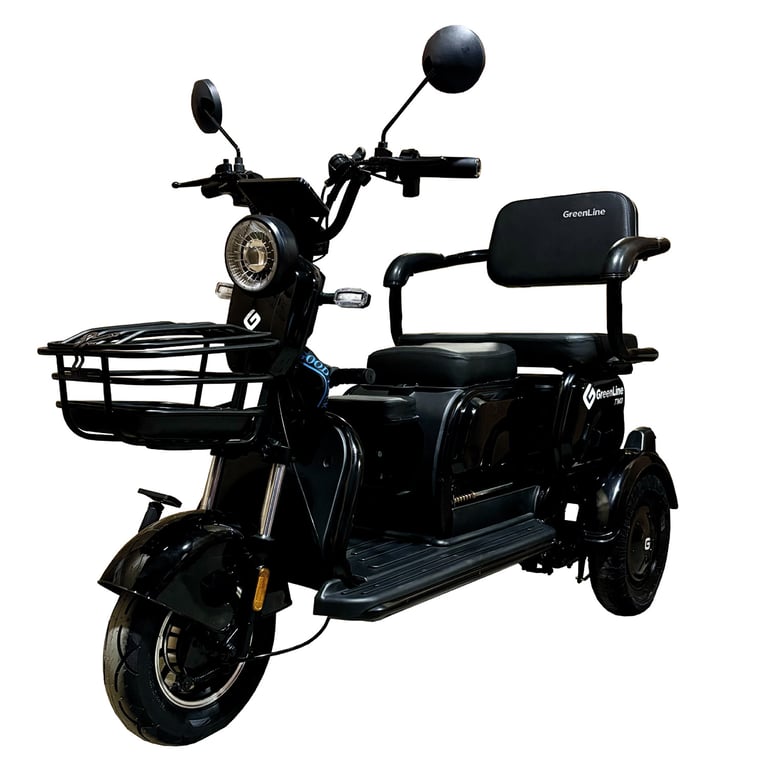 Trimoto Electrica Convertible TM3 NEGRO Motor 500W Aro 10 GREENLINE ...