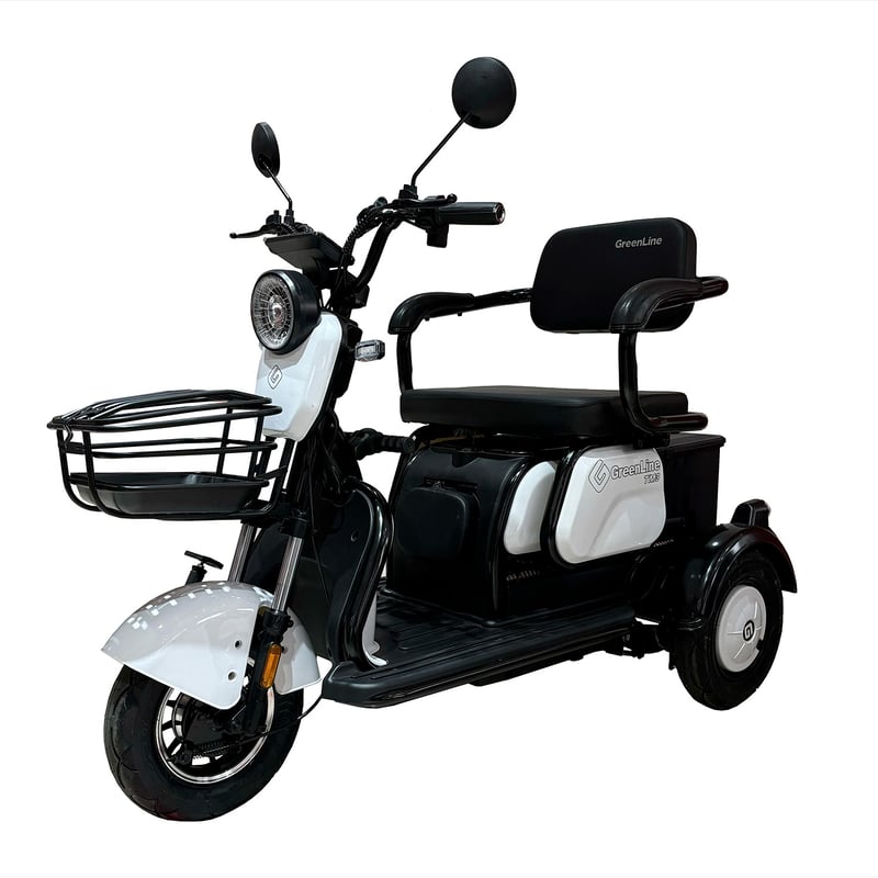 Trimoto Electrica Convertible TM3 BLANCO Motor 500W Aro 10 GREENLINE ...