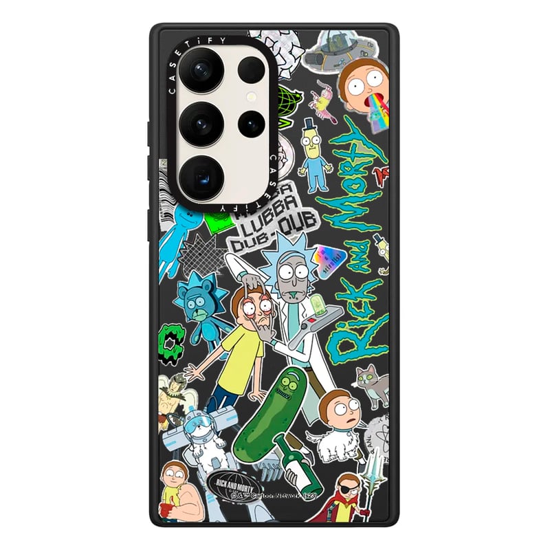 Samsung Galaxy S2 Ultra Rick y Morty Negro Transparente GENERICO ...