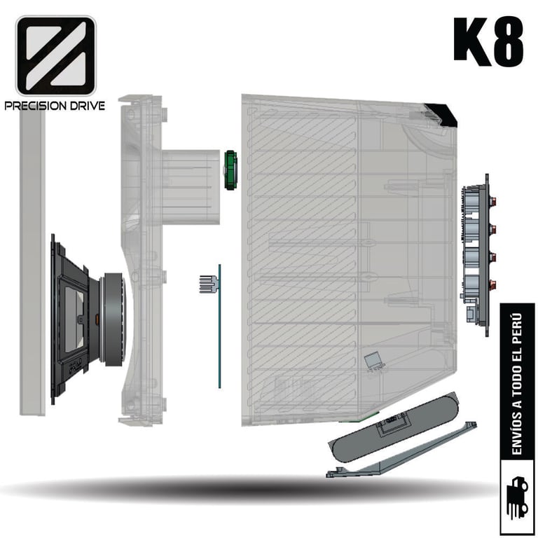 Precision Drive K8 Bluetooth - 118db SPL - 150W PRECISION DRIVE | falabella.com