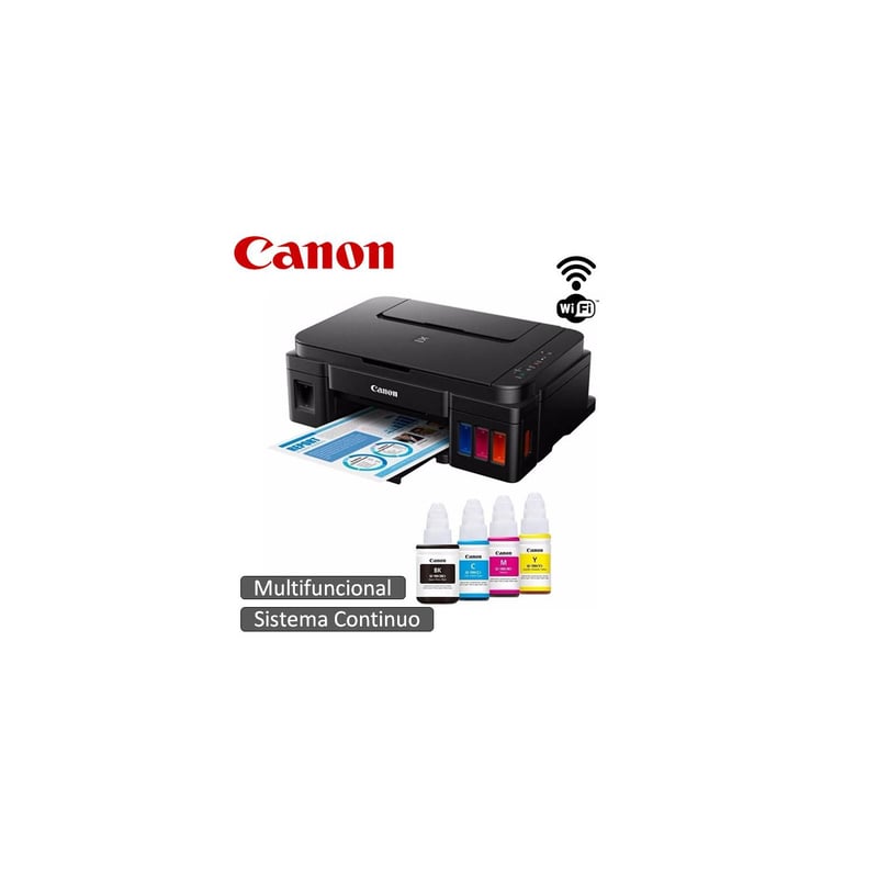 Impresora Canon Pixma G3110 Multifuncional Sistema continuo wifi CANON ...
