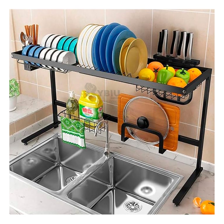 Escurridor Elegante de Platos Diseño Negro de 85cm GENERICO | falabella.com