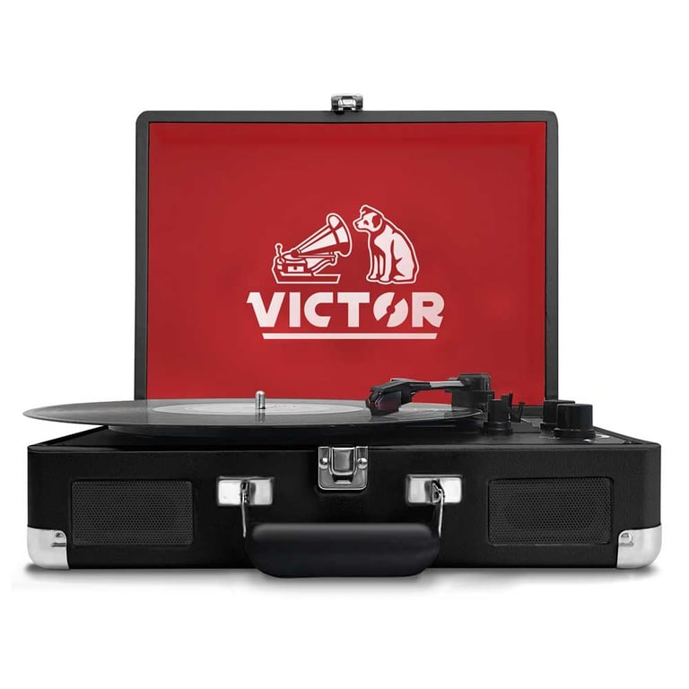 TOCA DISCOS - VICTOR METRO DUAL BLUETOOTH SUITCASE BLACK VICTOR ...