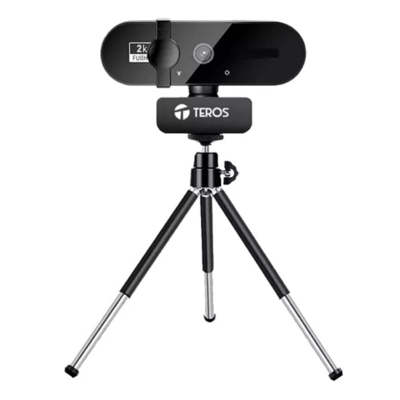 Camara Web 2K Con Microfono - Incluye tripode - Webcam Teros TEROS | falabella.com