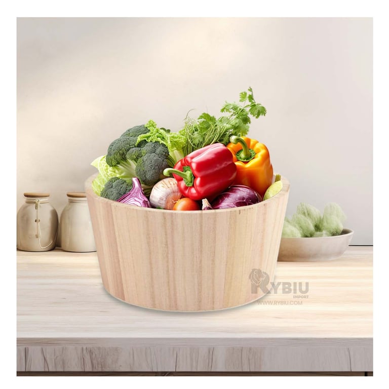 Cubeta con Asa de Cuerda en Tono Madera GENERICO | falabella.com