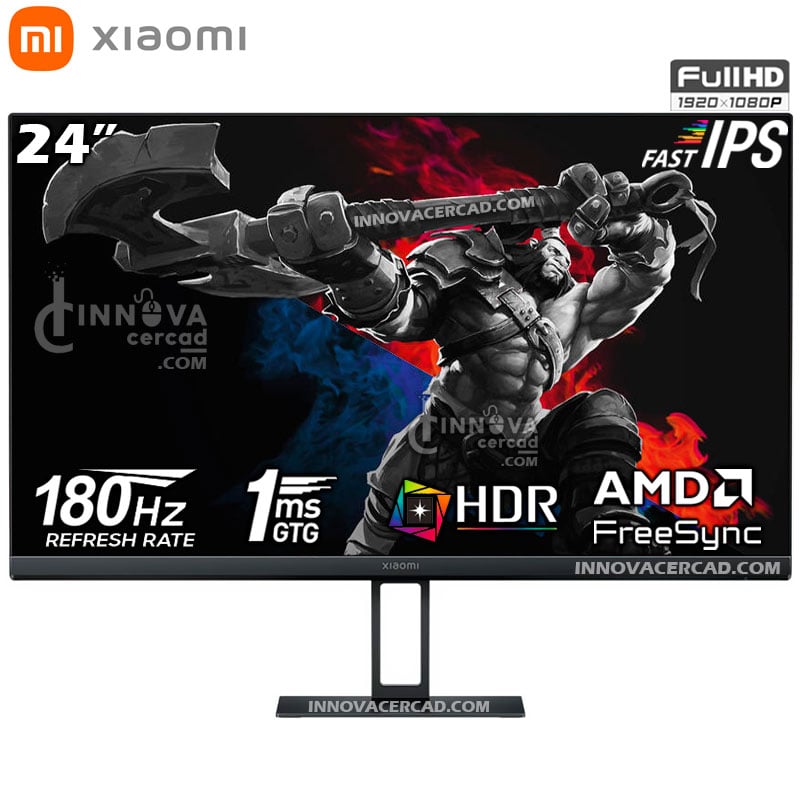 Monitor Xiaomi G24I 24 FHD Fast IPS 180hz 1ms HDR AMD FreeSync XIAOMI ...