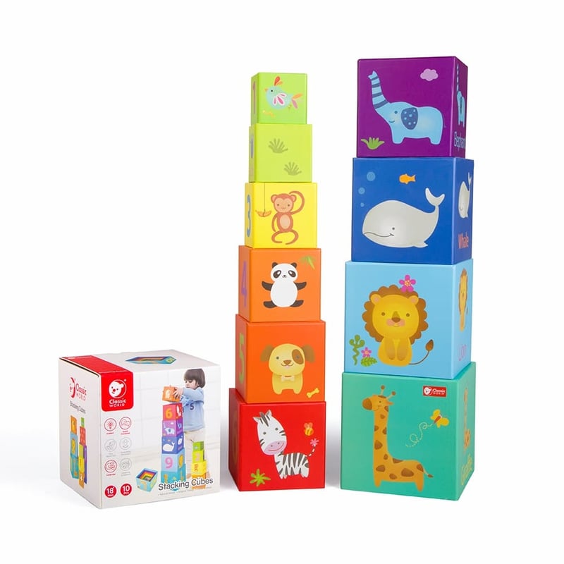 Juguete Cubos Apilables para niño CLASSIC WORLD | falabella.com