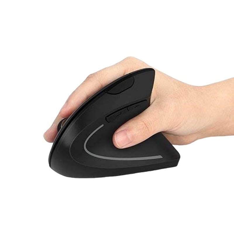 MOUSE ÓPTICO ERGONÓMICO VERTICAL E INALÁMBRICO CON 6 BOTONES GENERICO ...