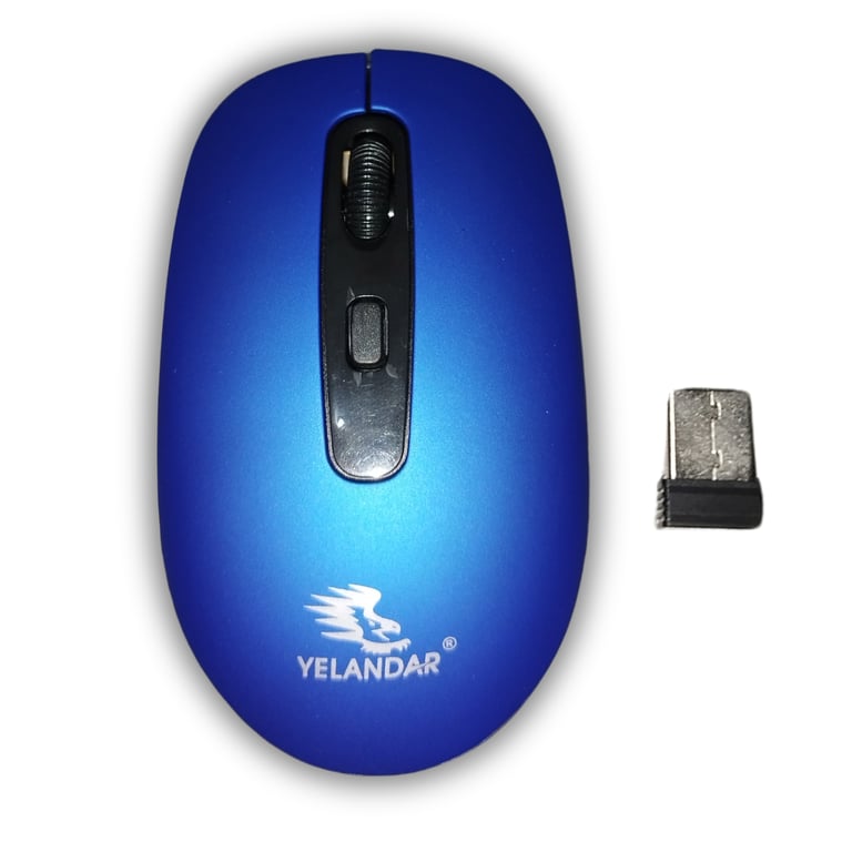 Mouse inalámbrico Yelandar W83 Azul 4 botones 1600 DPI GENERICO ...