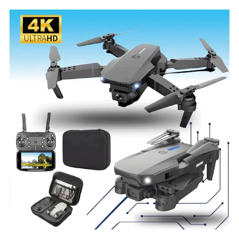 Drone Plegable E88 Pro 4K Cámara Dual GENERICO | falabella.com