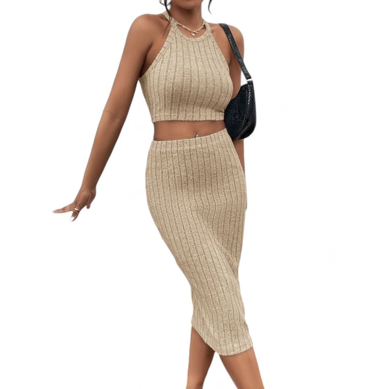 Conjunto Rib Acanalado Sab-20 Color Beige GENERICO | falabella.com