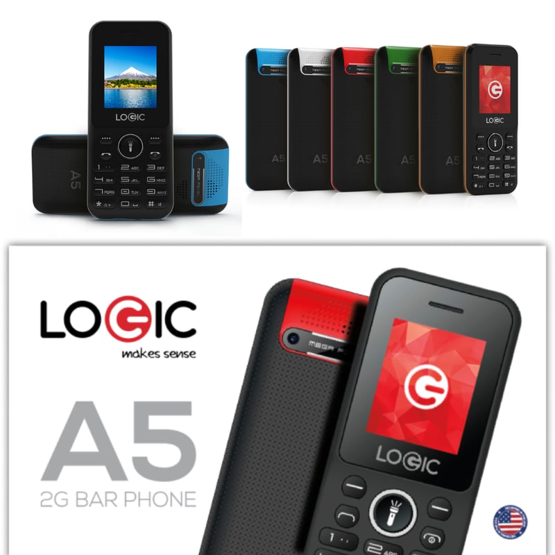 LOGIC A5 - TELÉFONO BÁSICO 2G - NEGRO LOGIC | falabella.com