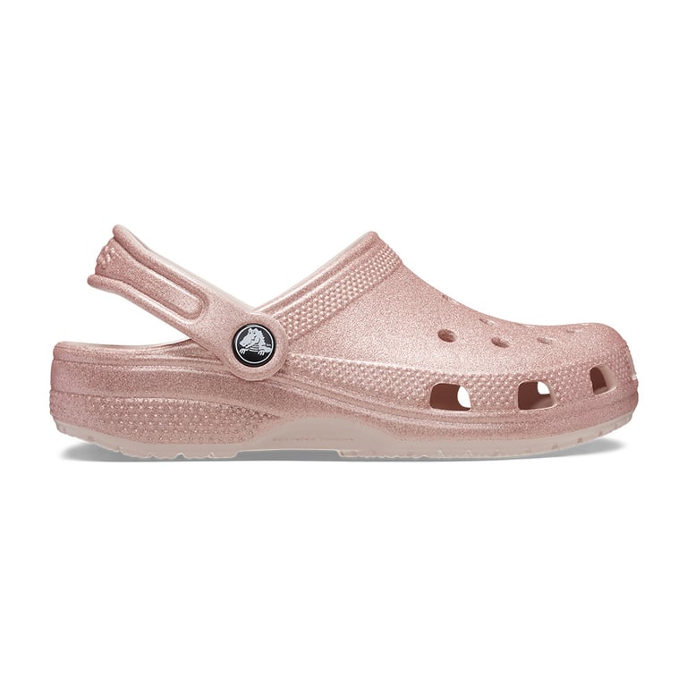 Zuecos CROCS Classic Glitter Clog K Quartz Glitter Niños CROCS ...