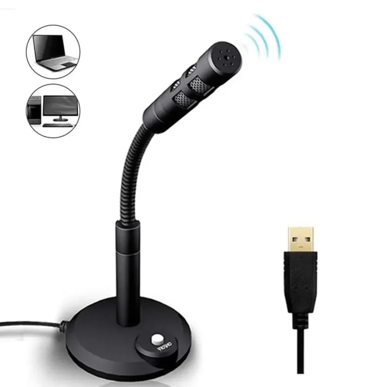 Microfono para PC Laptop Cable USB Flexible Mute GENERICO | falabella.com