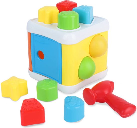 CUBO DIDACTICO ENCAJABLE CON MARTILLO GENERICO | falabella.com