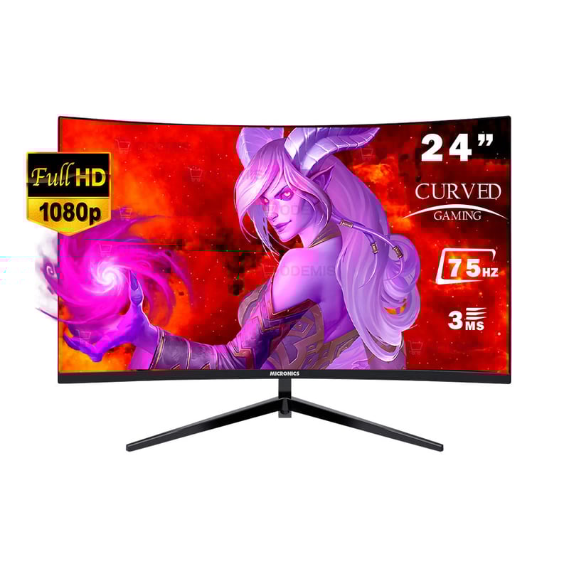Monitor Micronics Brickell 24 - MIC DG24FC-75 3MS 75HZ CURVO FHD ...