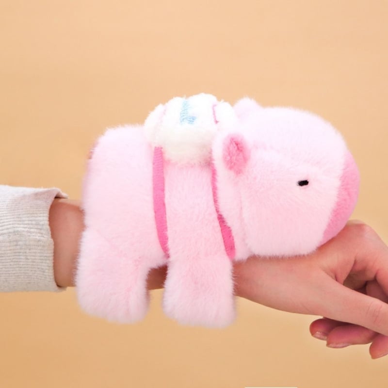 PULSERA CAPIBARA CON MOCHILA ROSA GENERICO | falabella.com