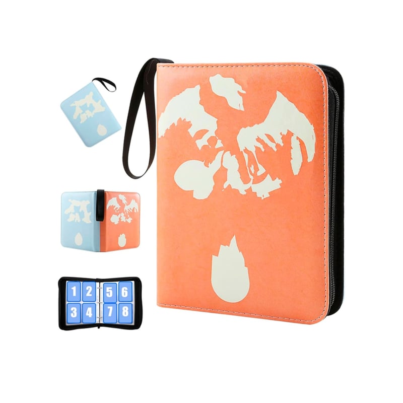 Pokemon Folder 4 Pocket 400 Cartas Charizard Blastoise POKEMON ...