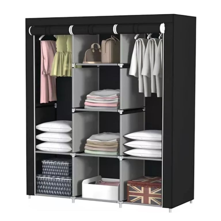 Ropero Organizador Colgador de Ropa Armable Cubierto 360º GENERICO ...