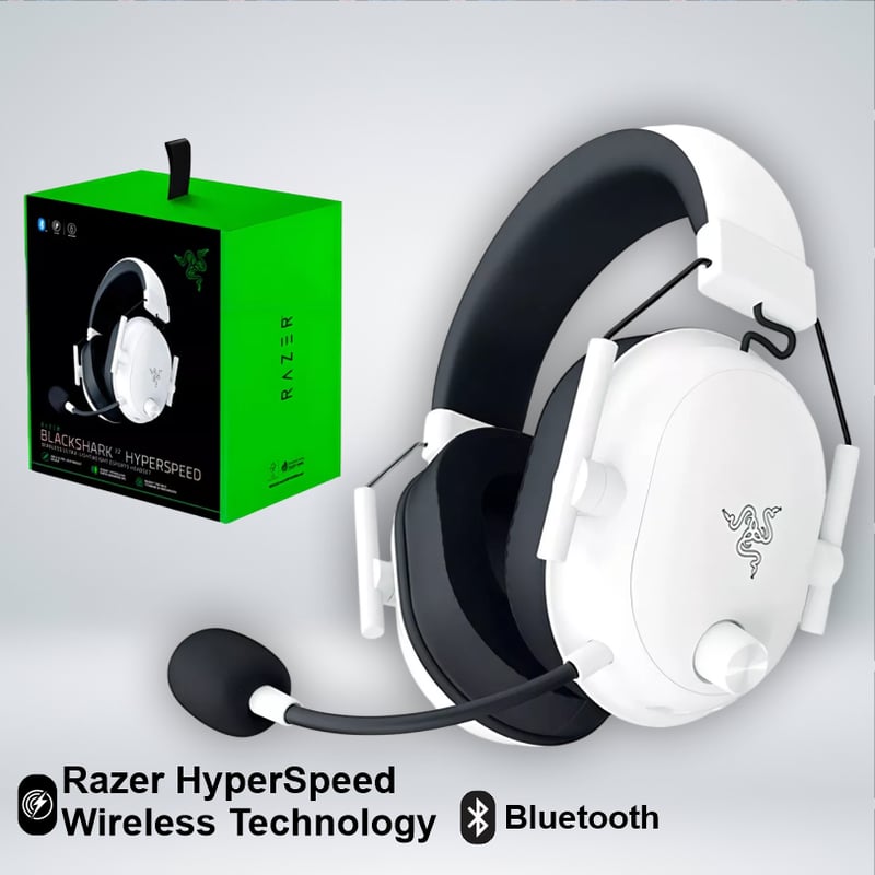 AUDIFONO GAMER BLACKSHARK V2 HYPERSPEED BT 5.2 THX SPATIAL AUDIO RAZER ...