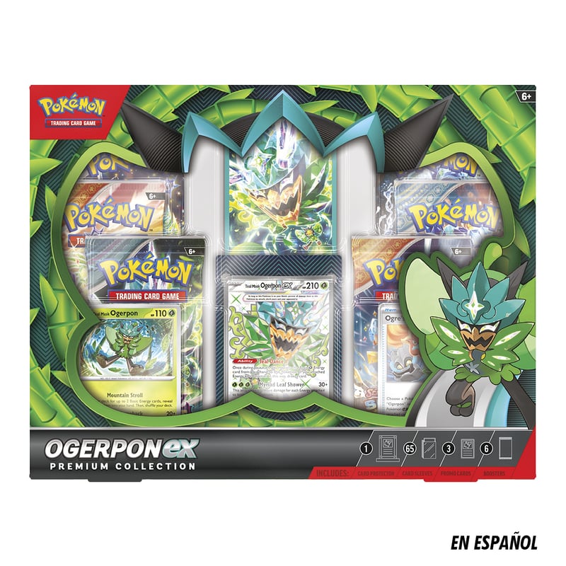 CARTAS DE POKEMON TCG OGERPON EX PREMIUM COLLECTION SPA POKEMON ...