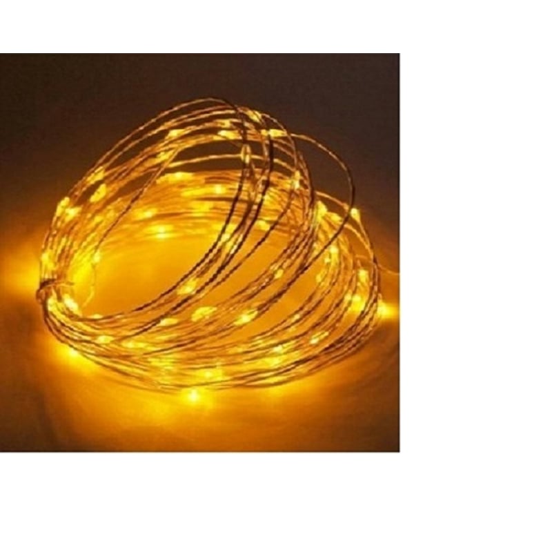 ALAMBRE DE LUCES LED 10 METROS AMARILLO GENERICO | falabella.com