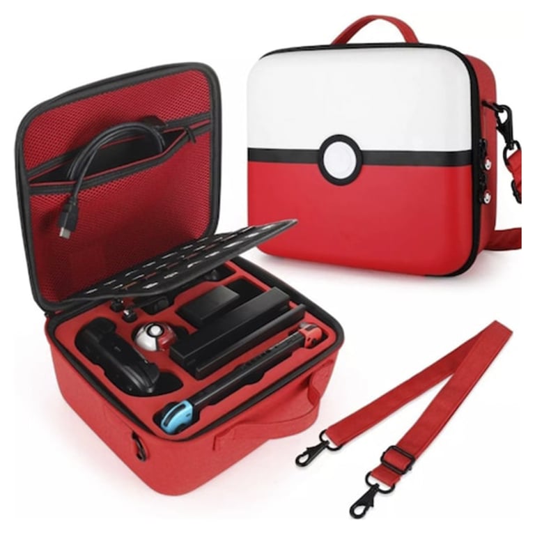 Maleta Estuche Protector Pokemon Pokebola Nintendo Switch GENERICO ...
