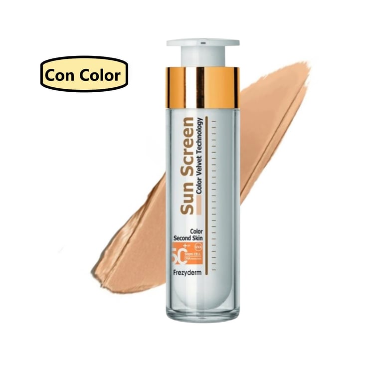 Frezyderm Fotoprotector Velvet Sunscreen Color Face Spf50 50Ml ...