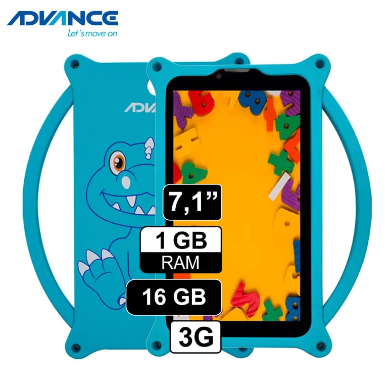 Tablet Advance KIDS - PR5850 7 Pulgadas 3G Dual SIM 16GB RAM 1GB ...